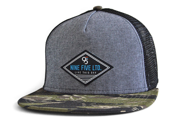 The Wiley - Camo - Snap Back Hat | nine five ltd.